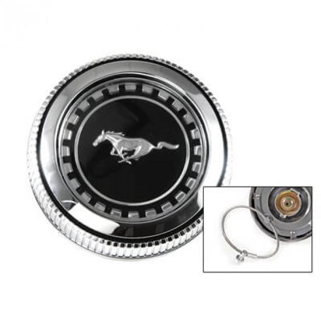 Scott Drake 1971-1973 Ford Mustang Fuel Cap (With Vent & Cable) D1ZZ ...