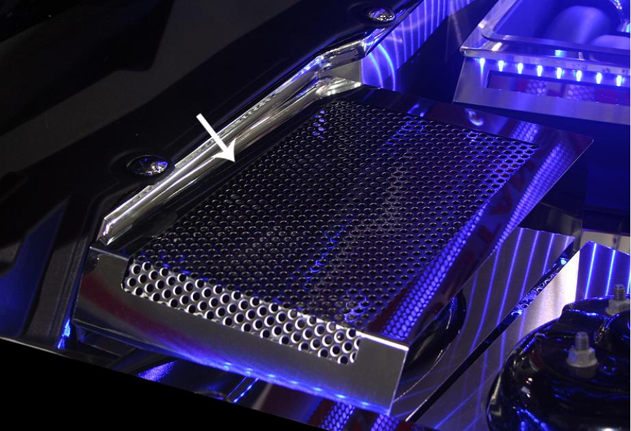 American Car Craft Battery Cover Perforated 273025 | Mustang Depot