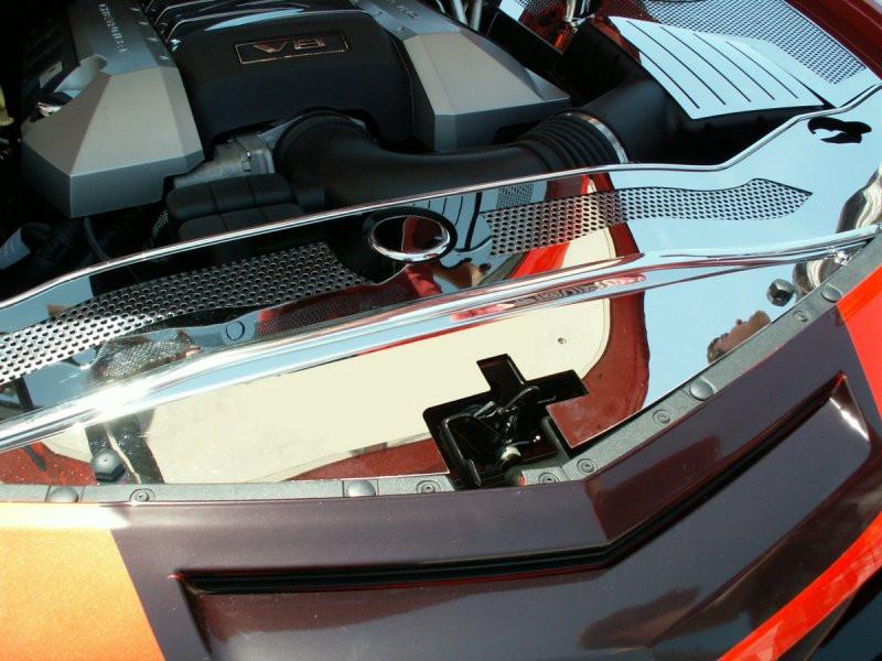 American Car Craft 2010-2015 Camaro - Radiator Trim with Cap Covers ...