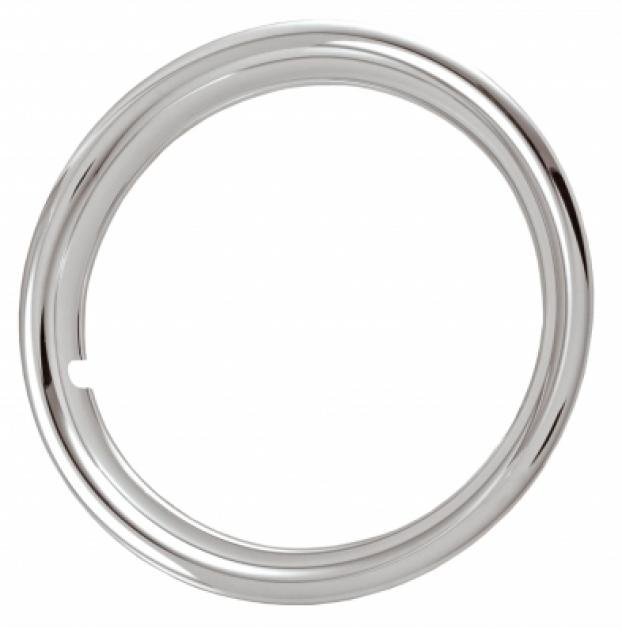 Rally Wheel Trim Ring Set, 15" Wheel, 1 3/4" Deep, Chrome Plated ...