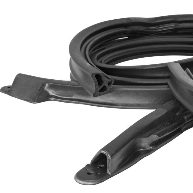 Metro Moulded Parts Roof Rail Seals, 71-73 Ford Mustang Coupe/Fastback ...