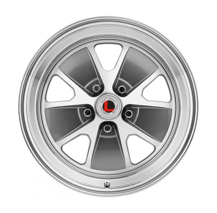 Legendary Wheels 1964-1973 Ford Mustang 17x7" Legendary Styled Alloy ...