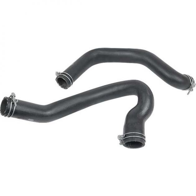 Ford Mustang Radiator Hose Set - 2 Hoses - Script - 302 V-8 | Mustang Depot