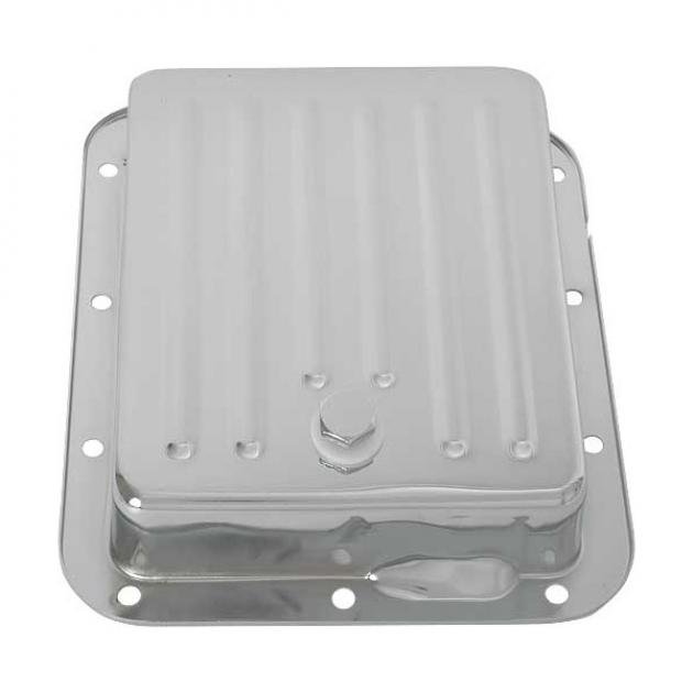 Transmission Pan - C4 - Chrome - Ribbed Design - Ford & Mercury ...