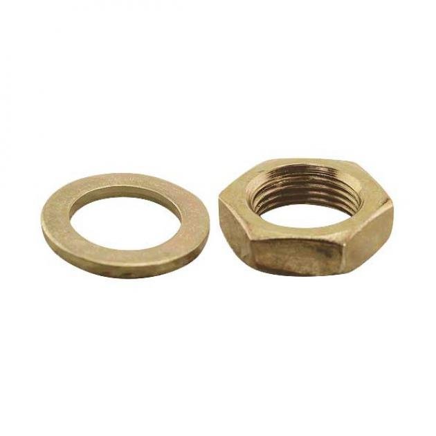 Ford Pickup Truck Alternator Nut & Lock Washer - Zinc Dichromate (Gold ...