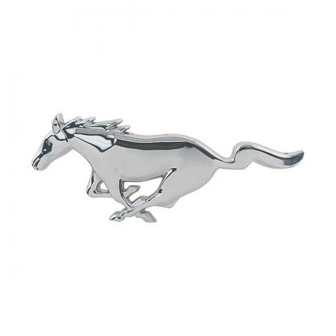 Ford Mustang Grille Emblem - Chrome - Running Pony | Mustang Depot