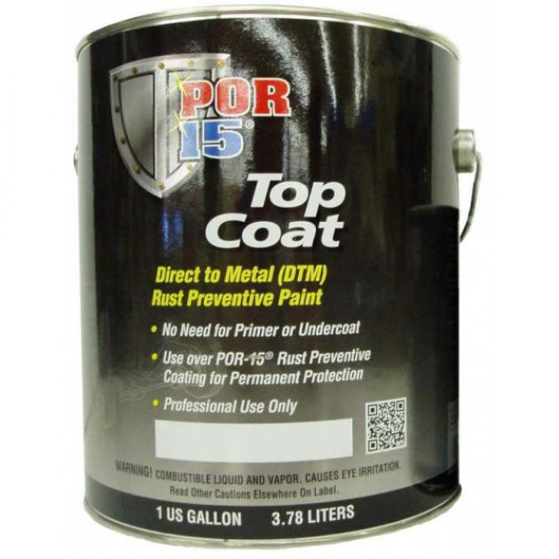 POR-15 Top Coat Paint, Gallon, Assorted Colors | Mustang Depot