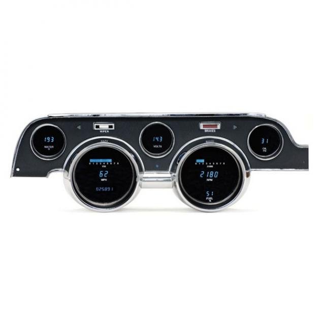 Ford Mustang Dakota Digital VFD Instrument System With Black Camera ...