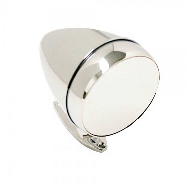 Ford Mustang - Bullet Mirror, Rotunda Style, Flat Left, Chrome, 1965 ...