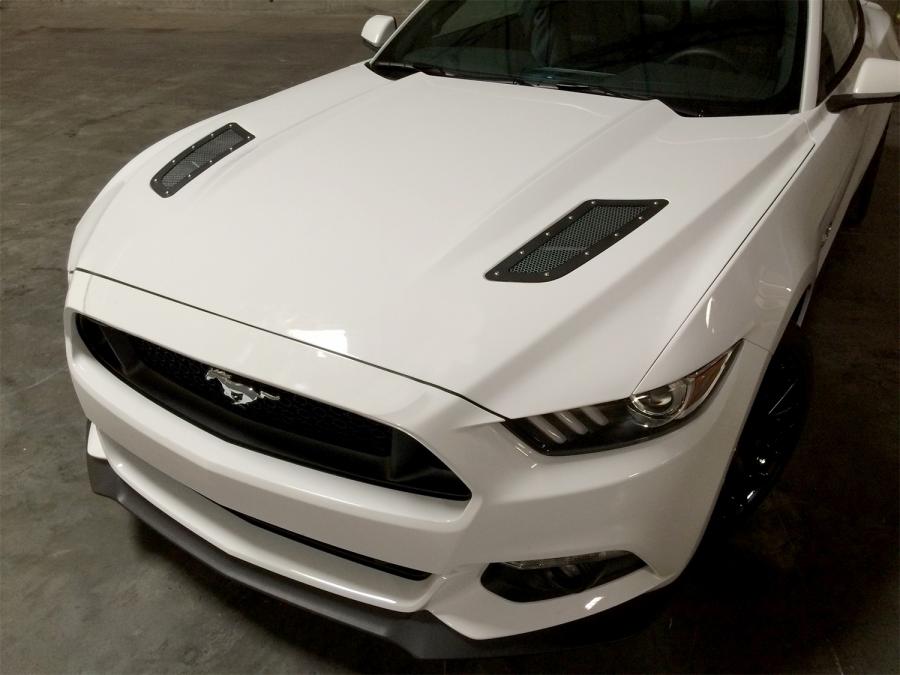 Drake Muscle 2015-2017 Ford Mustang Hood Vents FR3Z-16C630-M