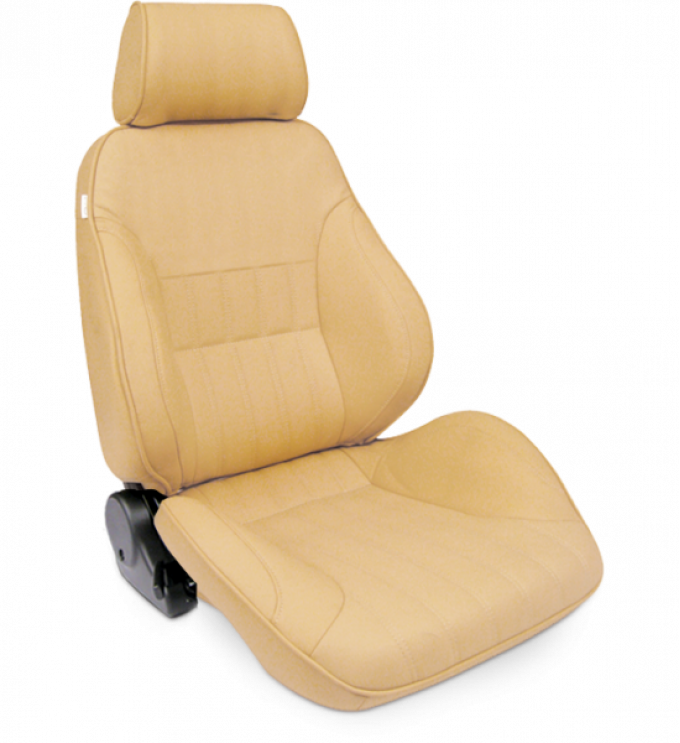 Procar Smoothback Rally Seat, with Headrest, Right, Vinyl | Mustang Depot