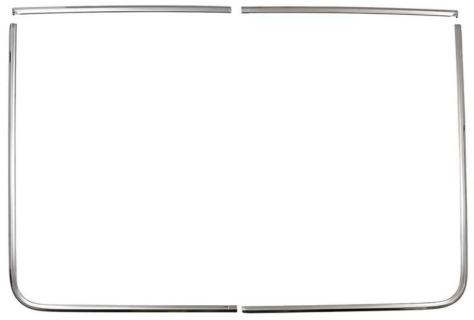 OER 1969-70 Ford Mustang, Rear Window Molding Set, Fastback, 4 Piece ...